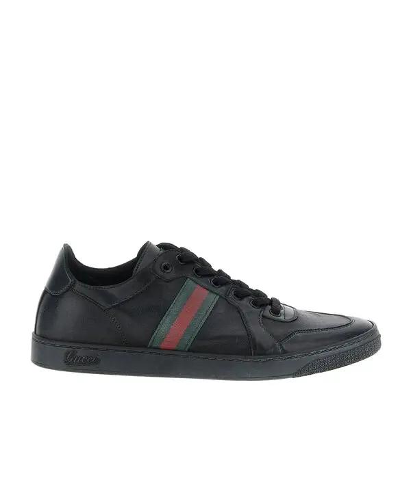 Gucci Stretch Low-top Sneakers With Interlocking G Detail