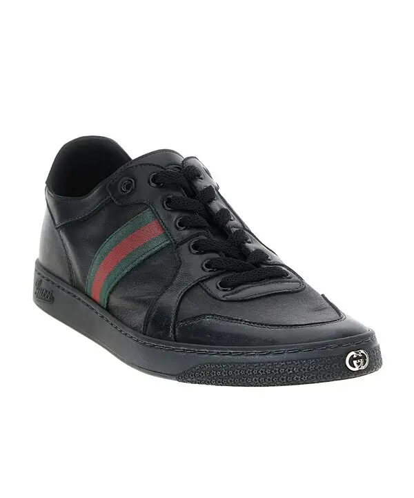 Gucci Stretch Low-top Sneakers With Interlocking G Detail