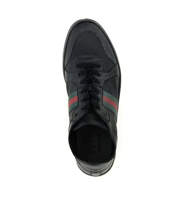 Gucci Stretch Low-top Sneakers With Interlocking G Detail