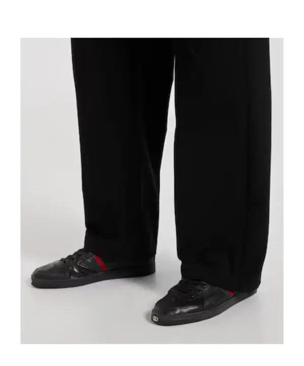 Gucci Stretch Low-top Sneakers With Interlocking G Detail