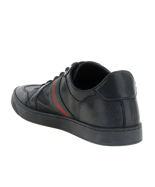 Gucci Stretch Low-top Sneakers With Interlocking G Detail