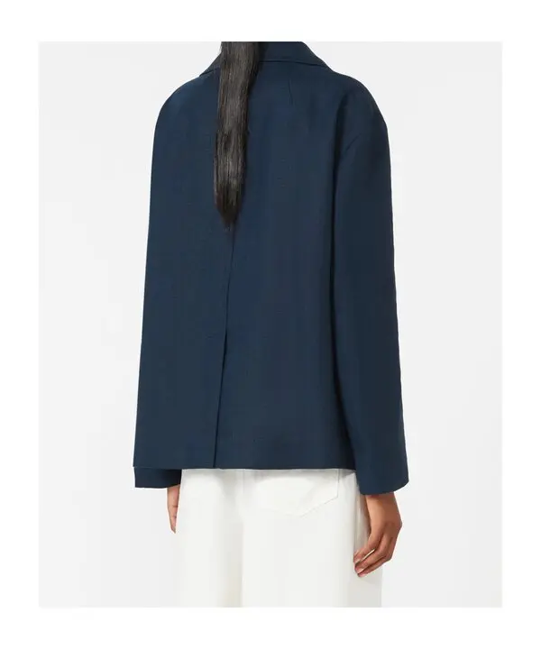 Max Mara Smmavenue Double-breasted Jacket - Midnight Blue