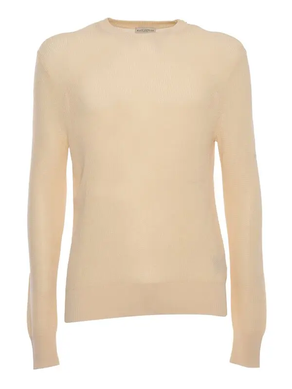 BALLANTYNE Crewneck Ribbed Jumper