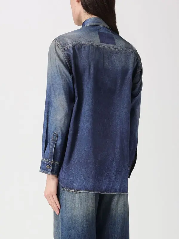GOLDEN GOOSE Long Sleeved Denim Shirt