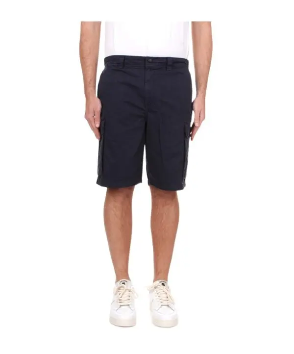 Woolrich Button Detailed Cargo Shorts - Black