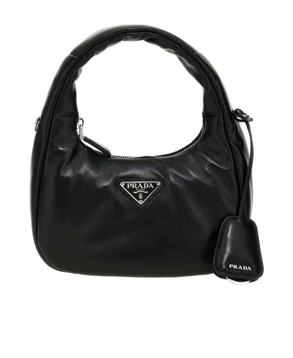 Prada Mini Padded Leather Shoulder Bag