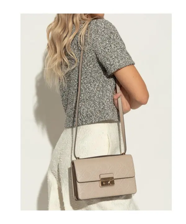 Tory Burch T Monogram Shoulder Bag - Brown