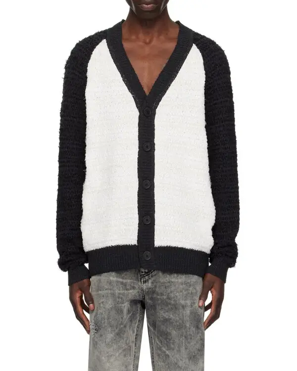 Balmain Two-toned Knit Cardigan