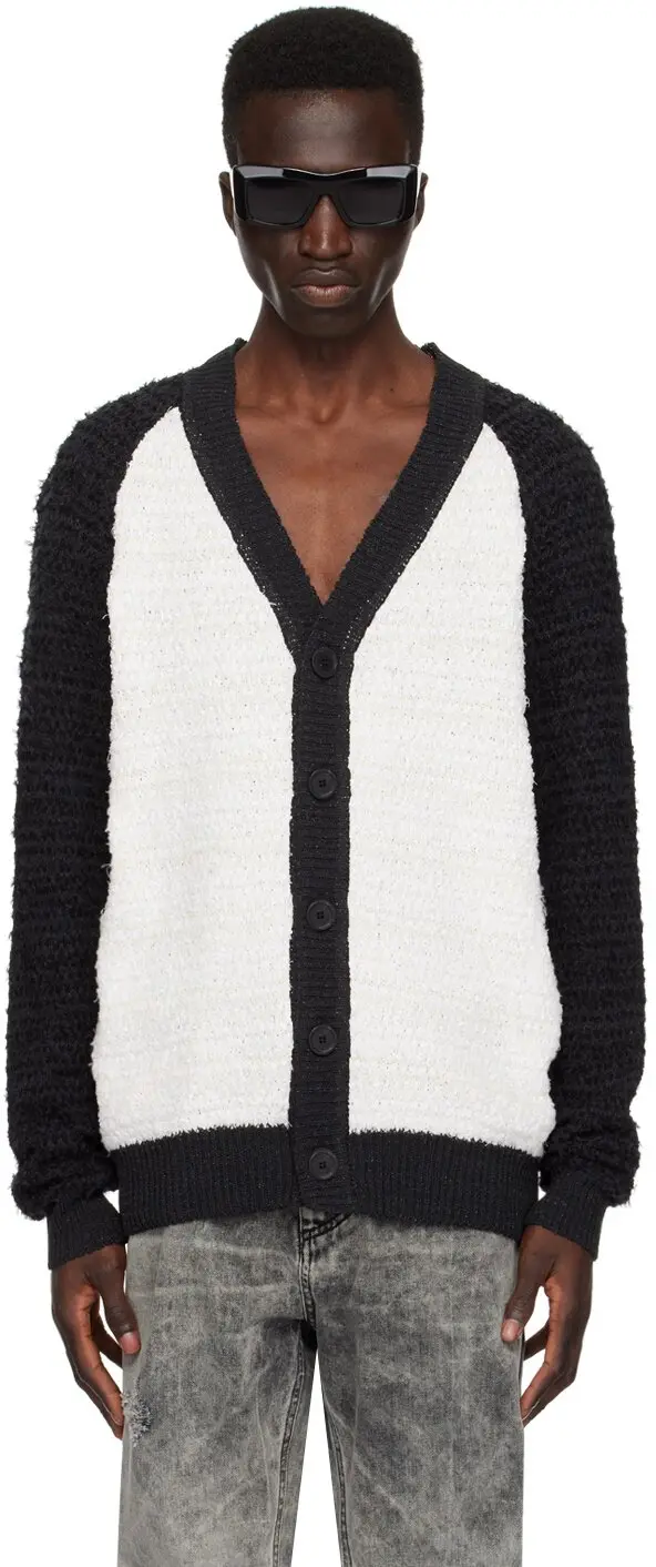 Balmain Two-toned Knit Cardigan