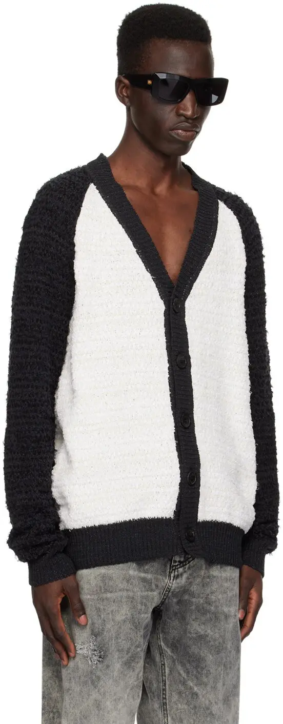 Balmain Two-toned Knit Cardigan