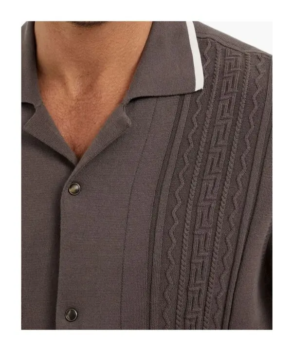 Brunello Cucinelli Short-sleeved Knitted Polo Shirt