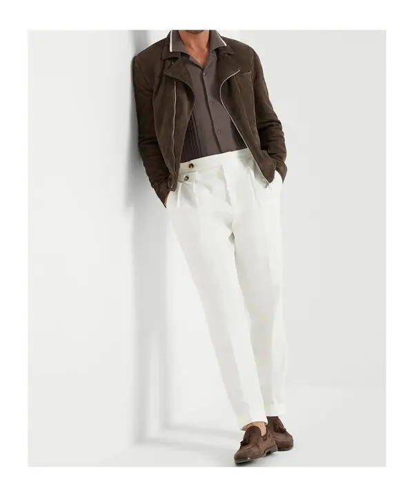 Brunello Cucinelli Short-sleeved Knitted Polo Shirt