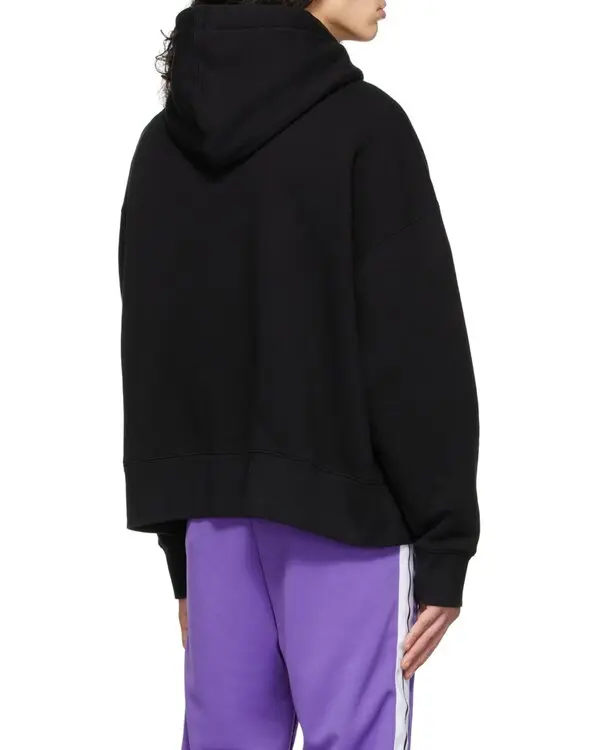 Palm Angels Bear-motif Hoodie - Black