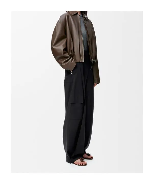 Loewe Relaxed Fit Cargo Trousers - Black