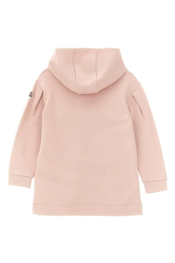 Moncler Hooded Logo Patch Dress
