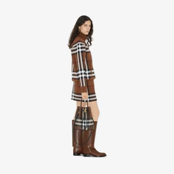 Burberry Check-print Zip-up Jacket