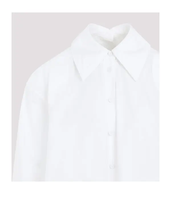 JIL SANDER Long-sleeved Oversized Shirt - White