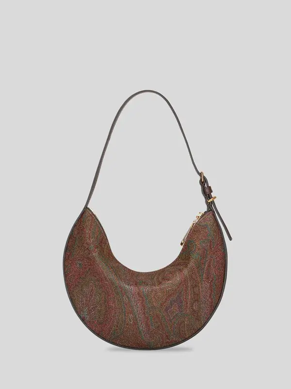 Etro Paisley Jacquard Hobo Bag - Brown