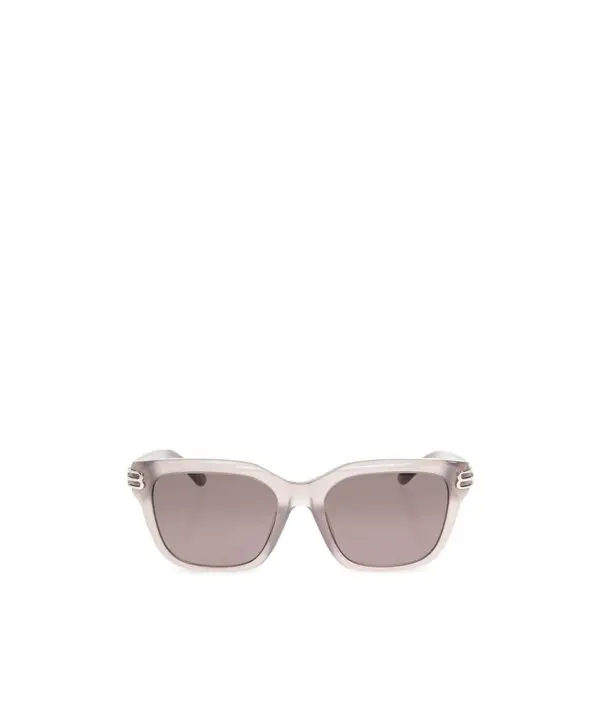 Balenciaga Casino Triple-detail Square Sunglasses - Grey