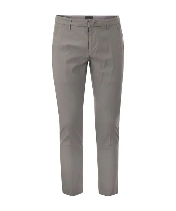 DONDUP Slim-fit Straight-leg Trousers - Gray