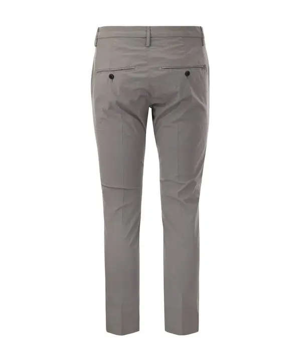 DONDUP Slim-fit Straight-leg Trousers - Gray