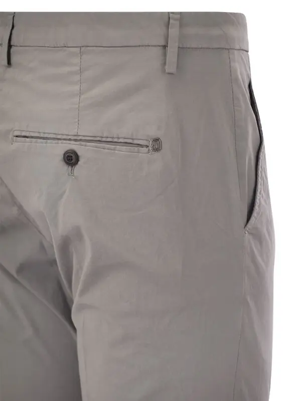 DONDUP Slim-fit Straight-leg Trousers - Gray