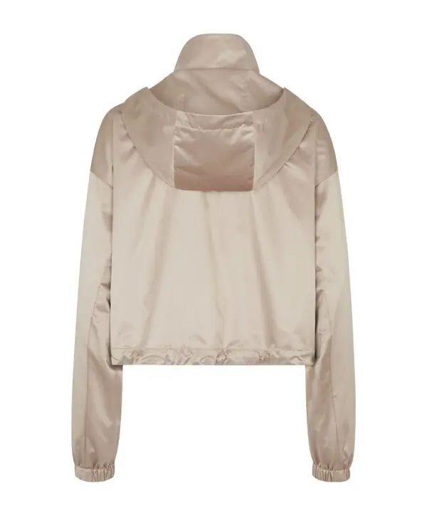 Fendi Cropped Drawstring Hooded Jacket
