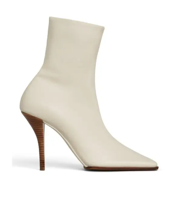 Alaïa Soft Square Ankle Boots - White