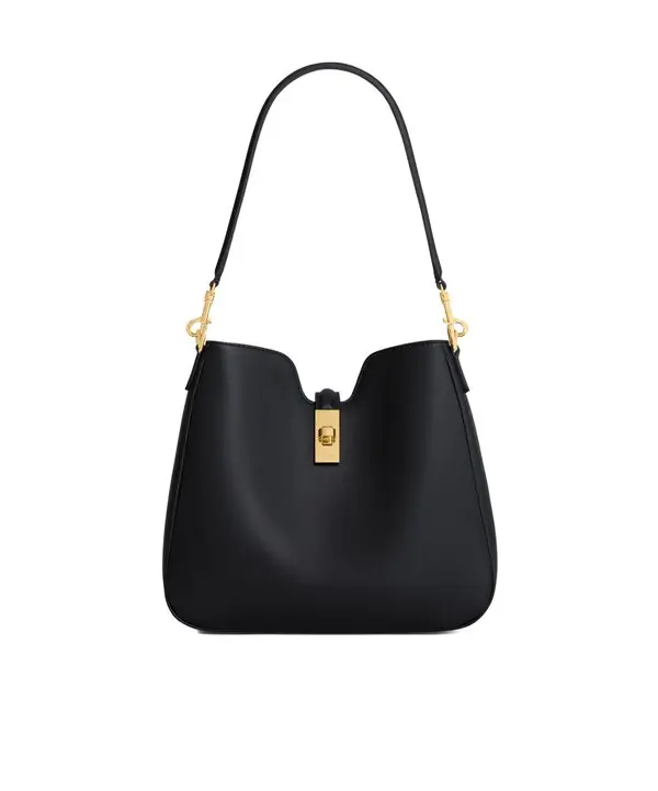 Celine Small Camille 16 Soft Bag In Smooth Calfskin - Black