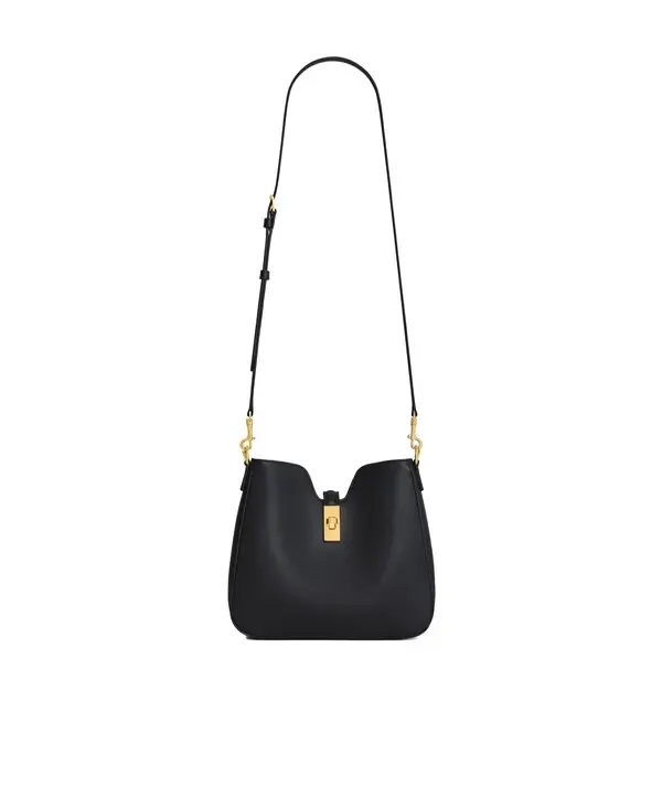 Celine Small Camille 16 Soft Bag In Smooth Calfskin - Black