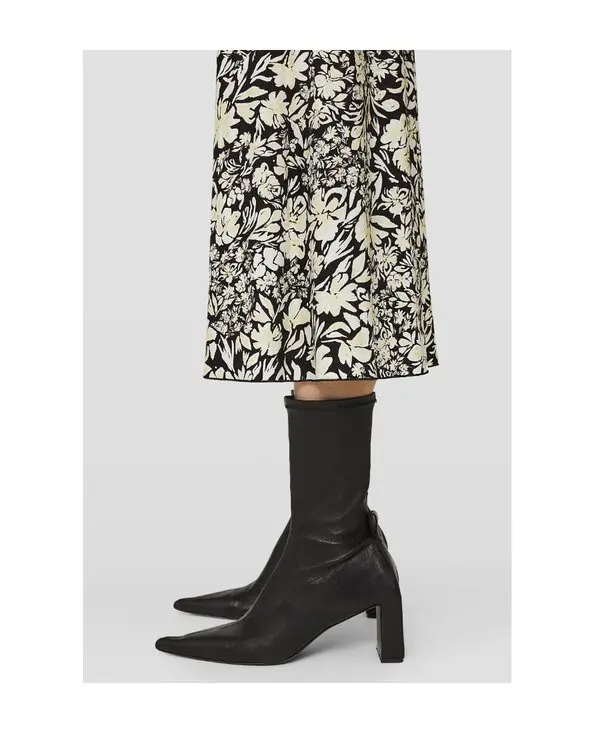 JIL SANDER Pointed-toe Block Heel Ankle Boots