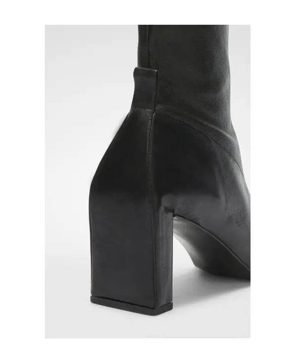 JIL SANDER Pointed-toe Block Heel Ankle Boots