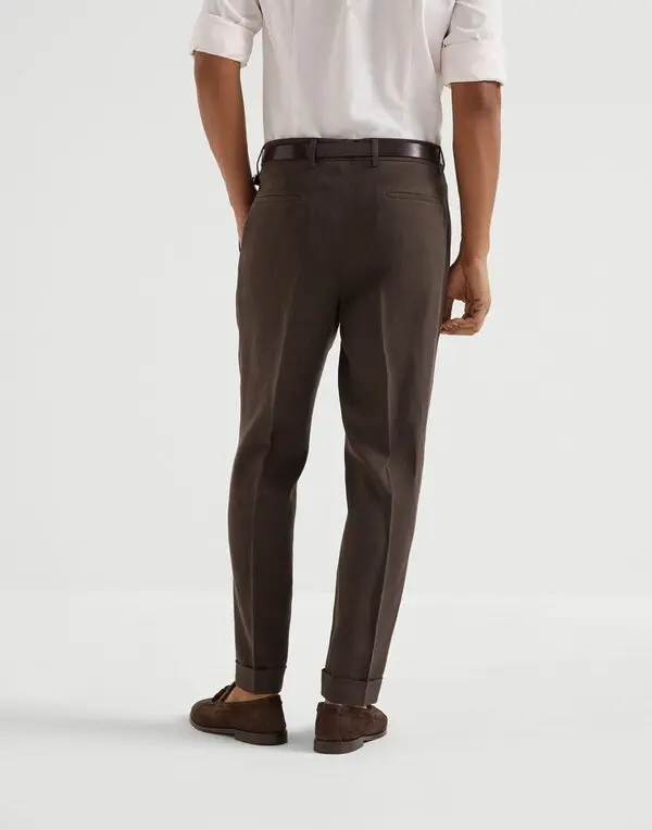 Brunello Cucinelli Pleated Tailored Trousers - Brown