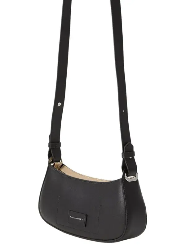 Karl Lagerfeld Circle Woven Shoulder Bag