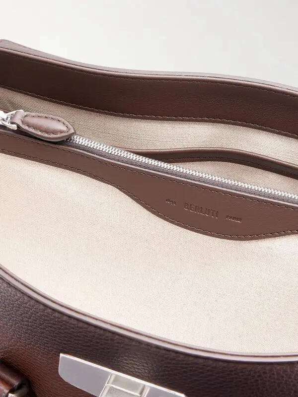 Berluti E'mio Full-grain Leather Briefcase