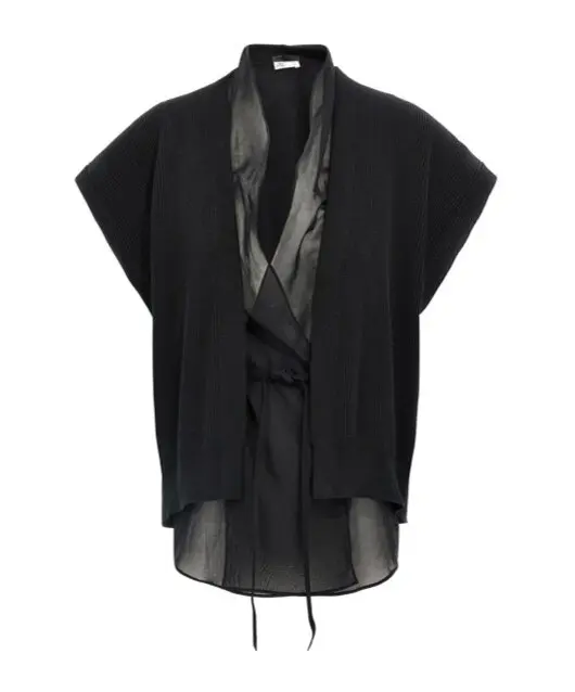 Brunello Cucinelli Layered Tied Waist Cardigan