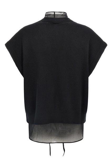 Brunello Cucinelli Layered Tied Waist Cardigan