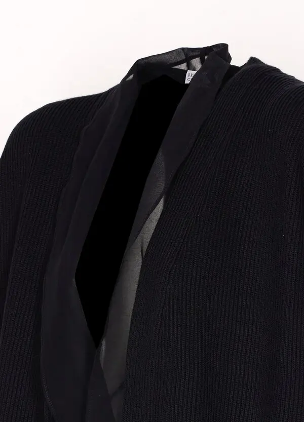 Brunello Cucinelli Layered Tied Waist Cardigan