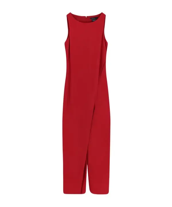 Max Mara Sleeveless Crewneck Jumpsuit - Red