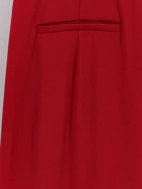 Max Mara Sleeveless Crewneck Jumpsuit - Red