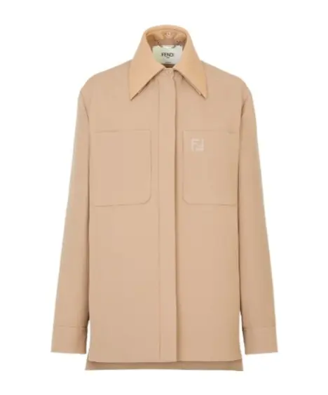 Fendi Collared Belted Coat