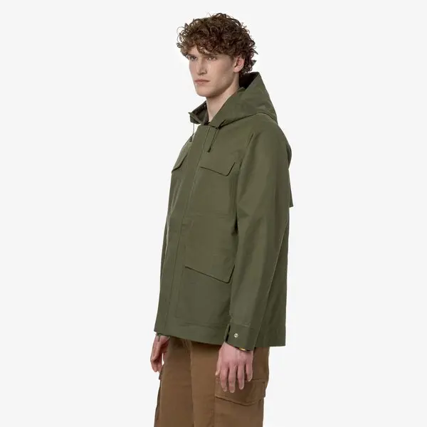 K-WAY Erhal Zip-up Hooded Jacket - Green