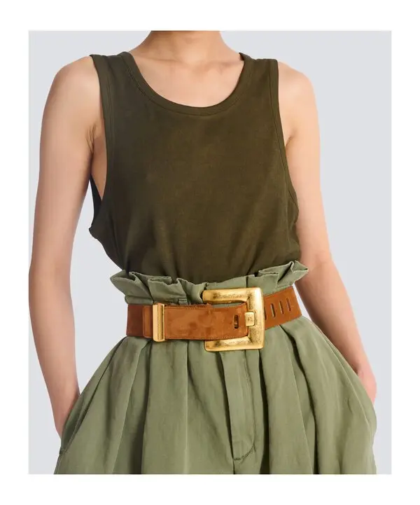 Balmain Anthem Belt - Brown