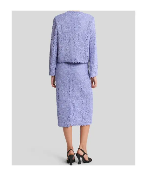 Etro Floral Macramé Jacket - Blue