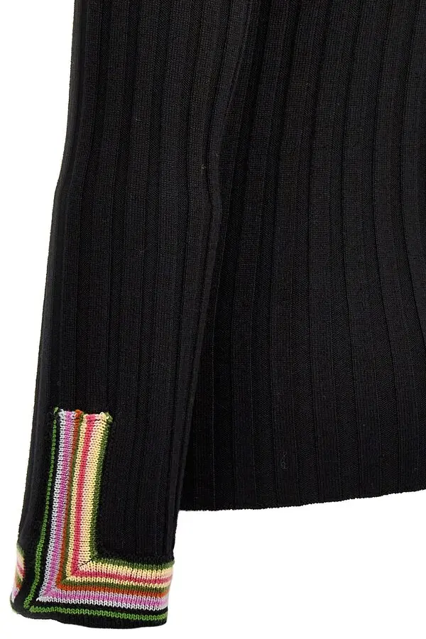 Etro Ribbed High Neck Jumper