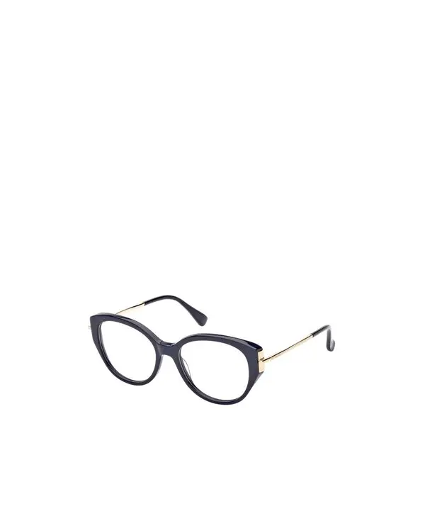 Max Mara Oval Frame Glasses - Black