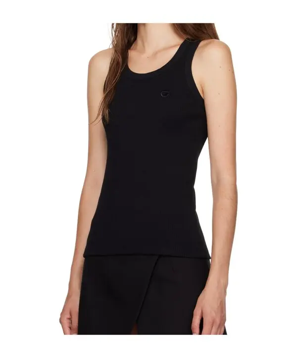 Coperni Organic Cotton Ribbed Tank Top