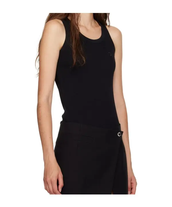 Coperni Organic Cotton Ribbed Tank Top