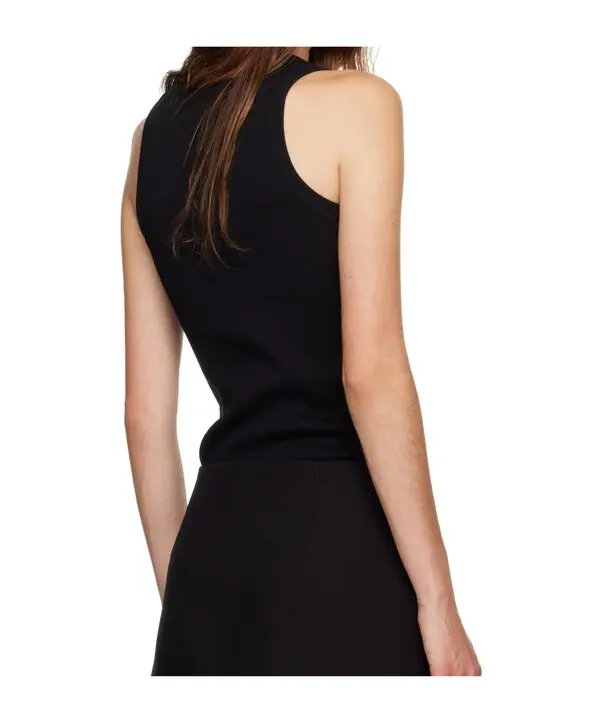 Coperni Organic Cotton Ribbed Tank Top