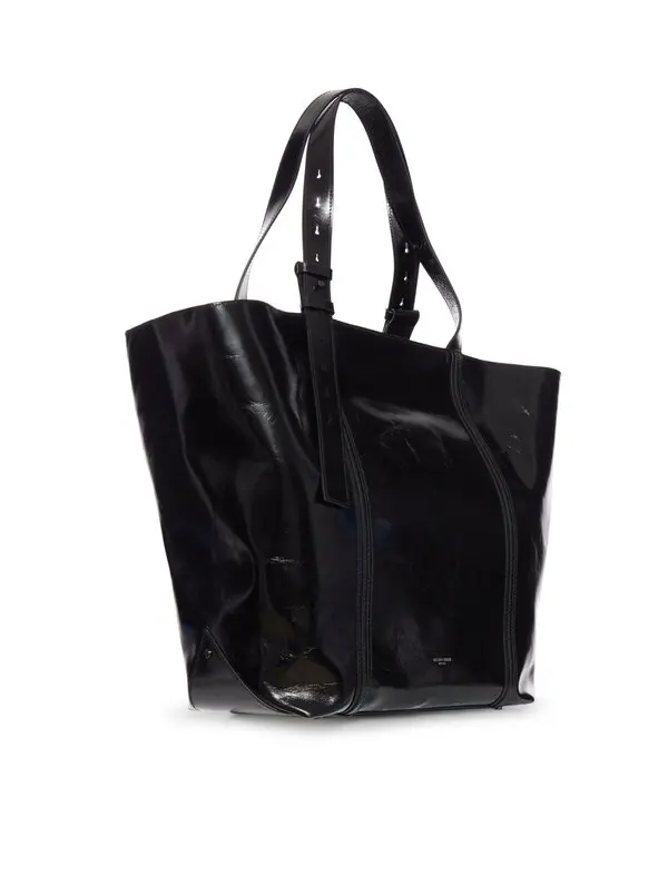 GOLDEN GOOSE Tote Bag With Logo Print - Black
